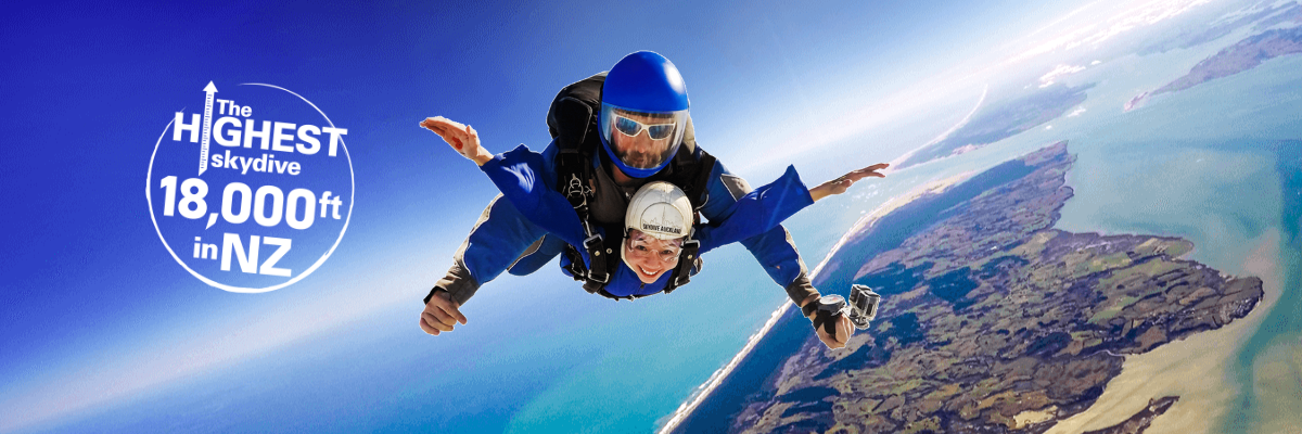 18,000ft Skydive - Skydive Auckland Reservations