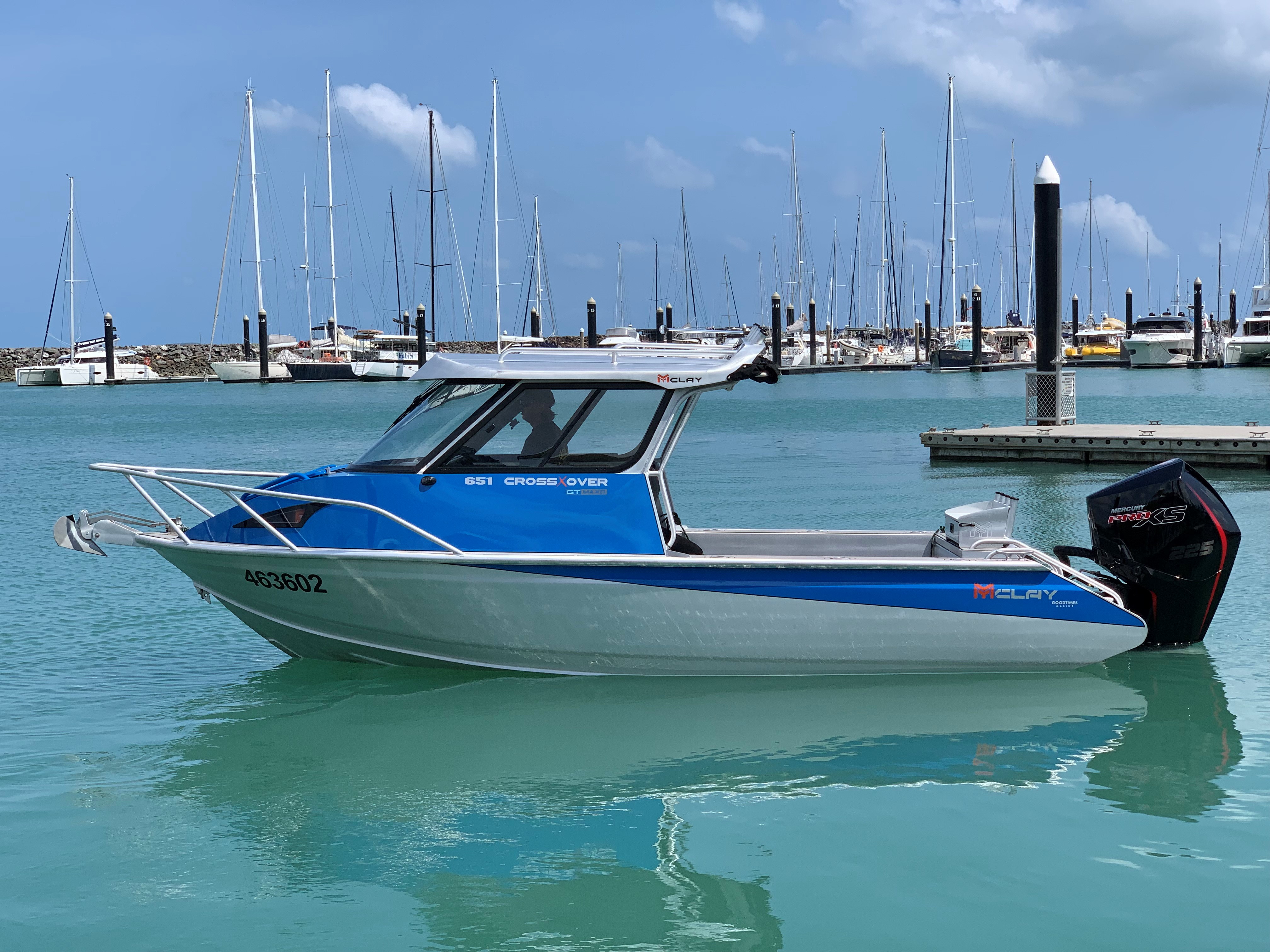 McLay CrossXover 6.5 (plus $400 prepaid fuel) - Airlie Boat Hire ...
