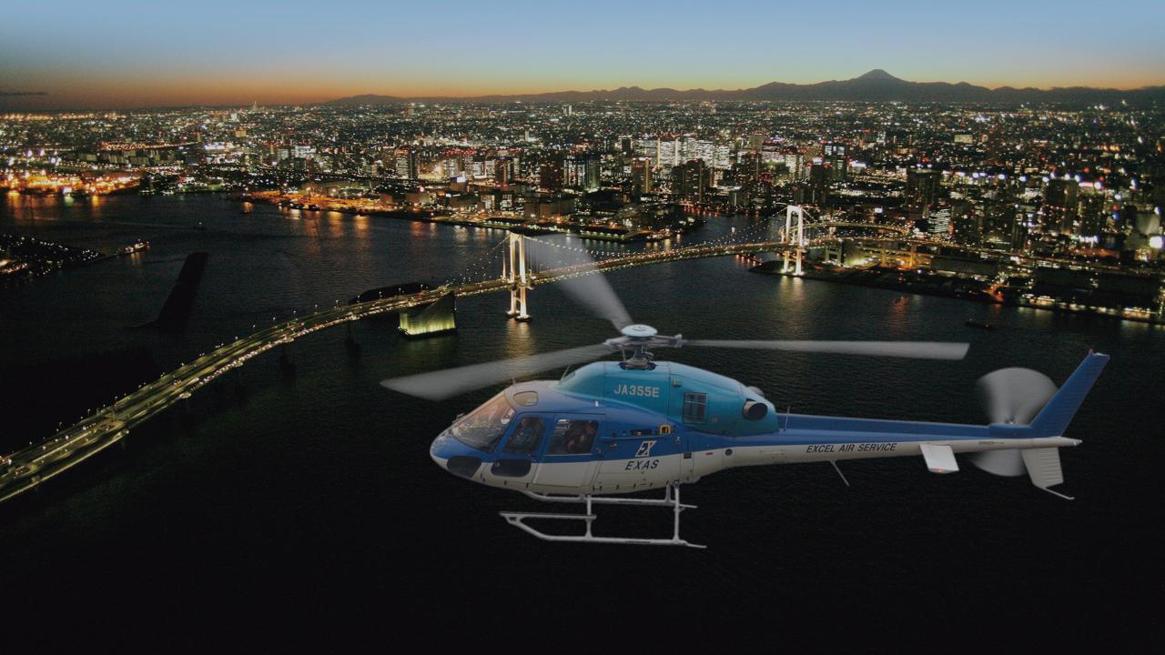 Helicopter Photography Tour: Capture Sky-High views of Tokyo
