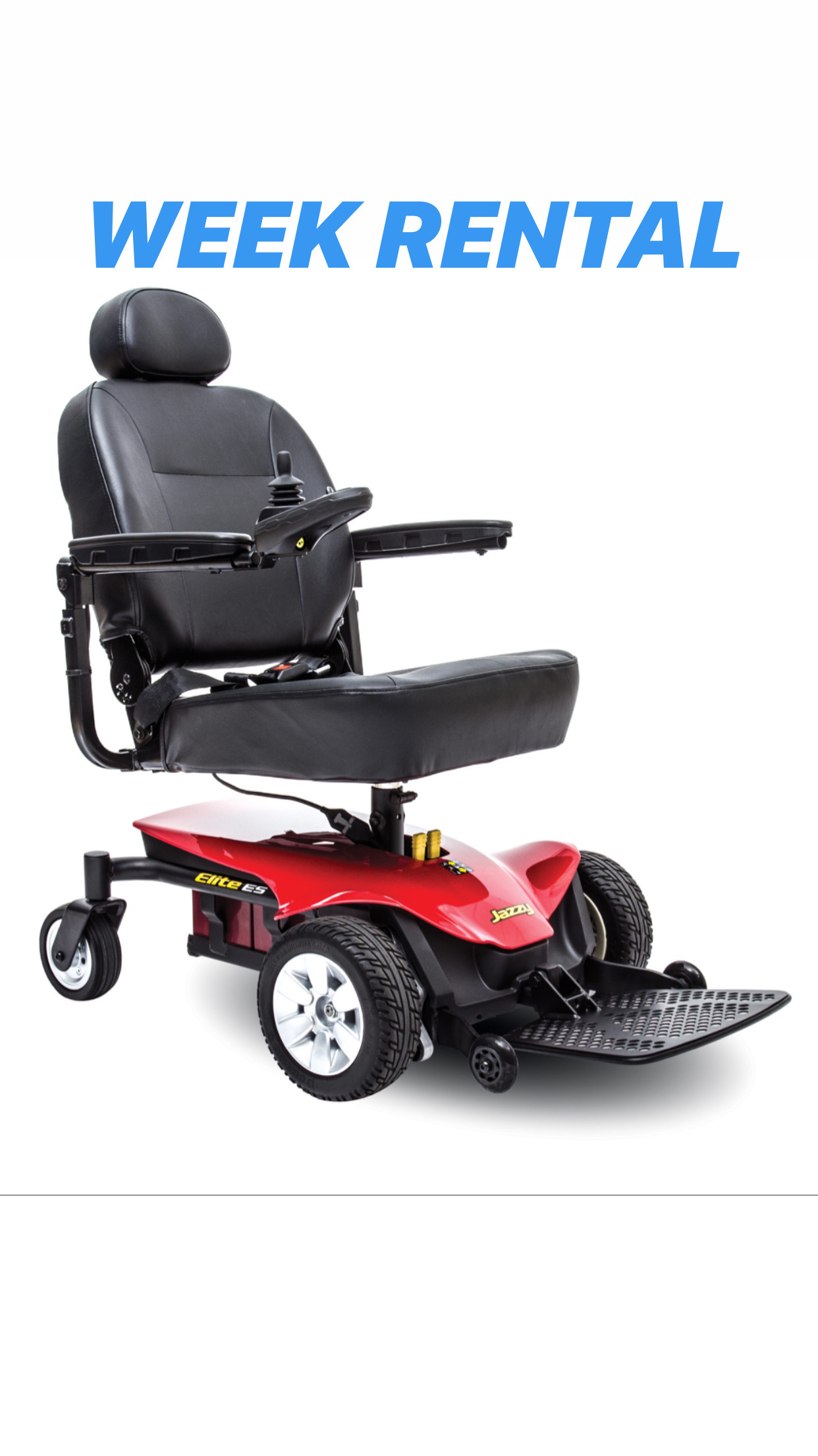 (Week Rental) Jazzy Elite Power Chair - Beach Power Mobility Reservations