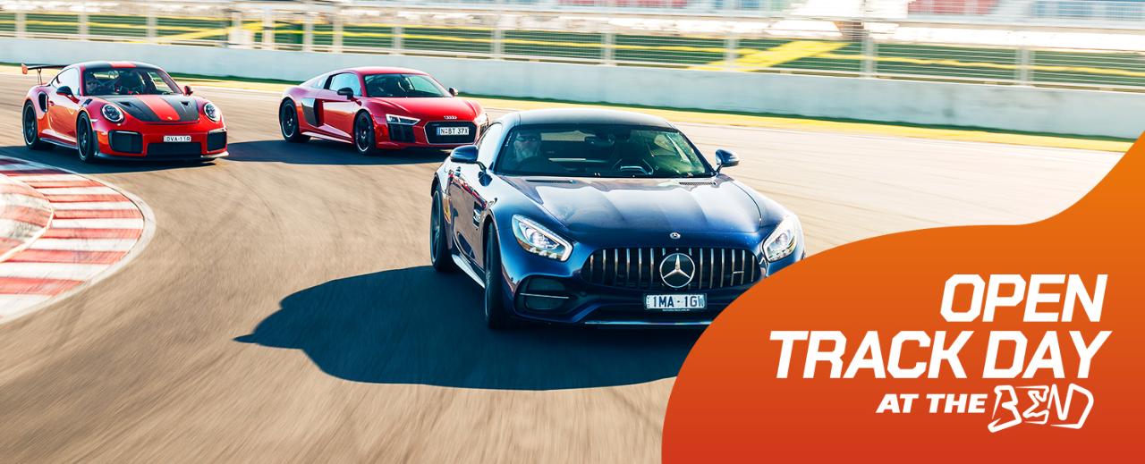 Open Track Days - Shell V-Power Motorsport Park at The Bend Reservations