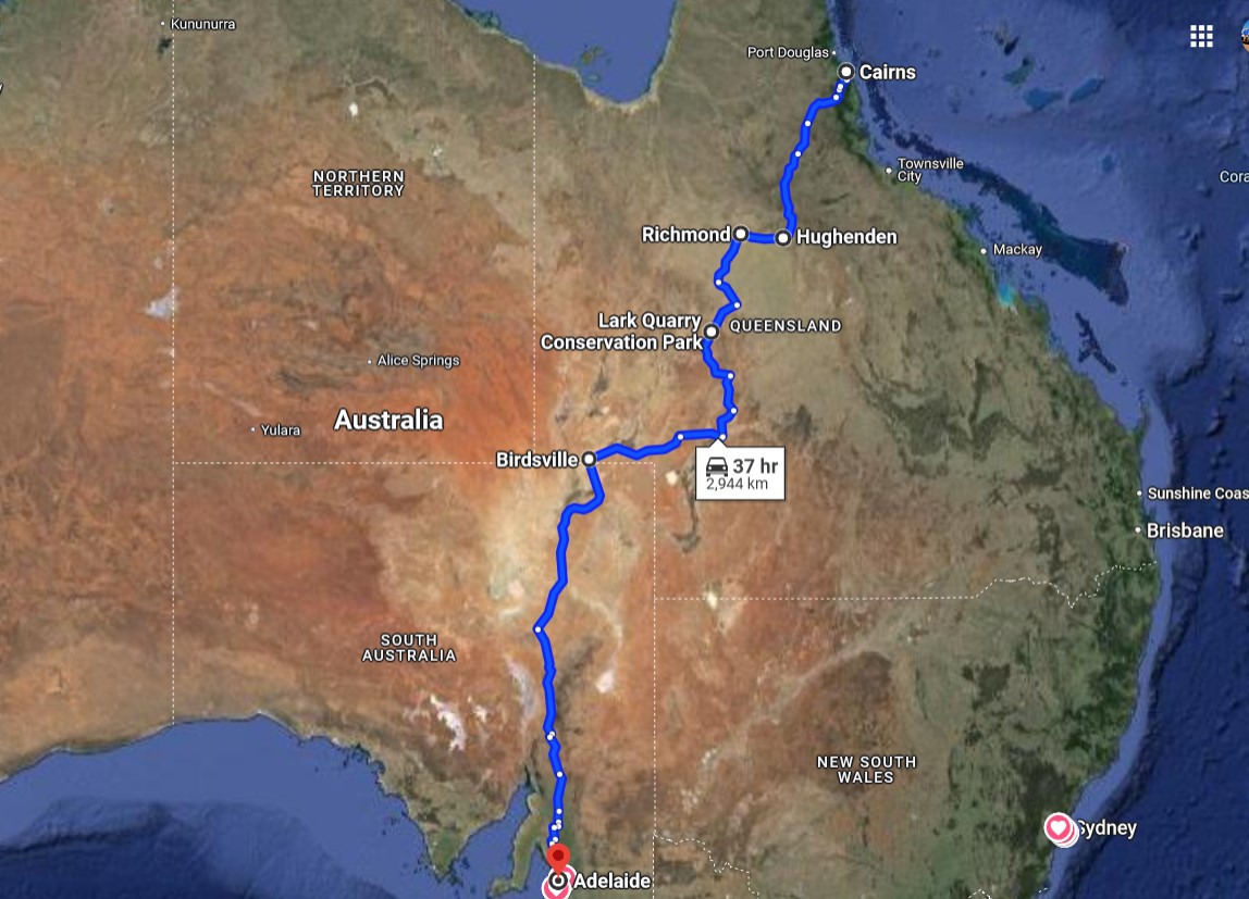 Channel Country Birdsville Lake Eyre and Dinosaurs Cairns to Adelaide ...