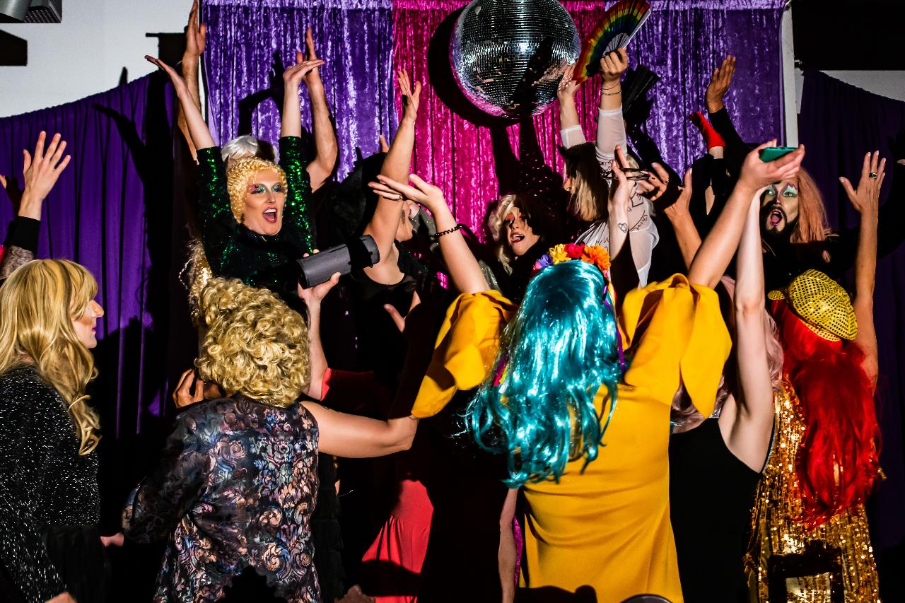 Drag Queens Cooking Class Makeup Transformation Live Show Party