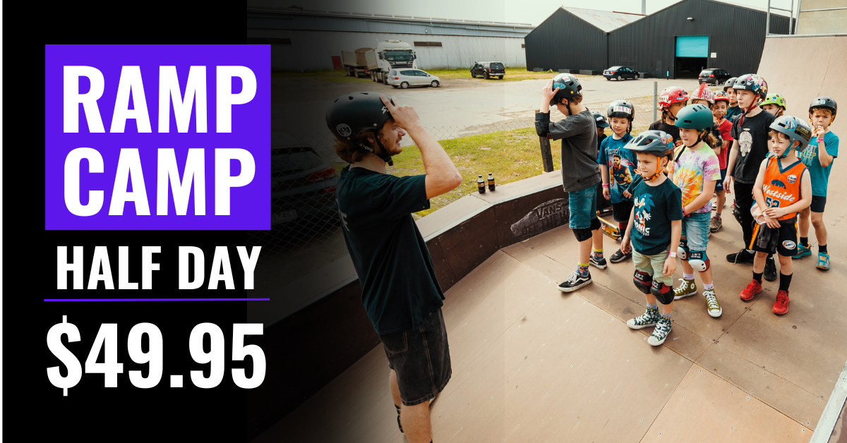 Ramp Camp - Half Day (10am - 1pm) - RampFest Indoor Skate Park Reservations