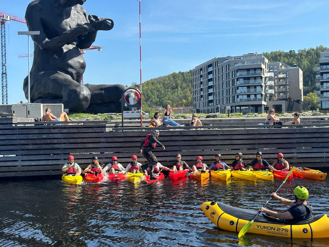 The Famous Mad Goats Akerselva River Kayak and Packraft Tour, Oslo, Norway