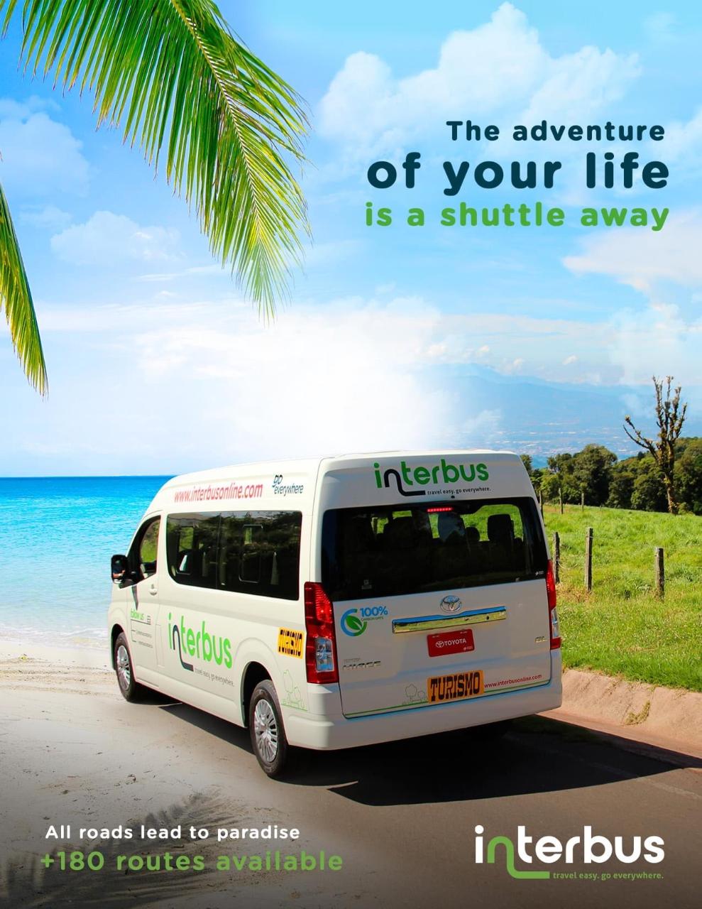 Arenal Volcano to Liberia Airport - Shared Shuttle Transportation Services