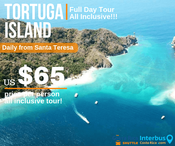 Tortuga Island Tour from Wavetrotter Hotel Santa Teresa