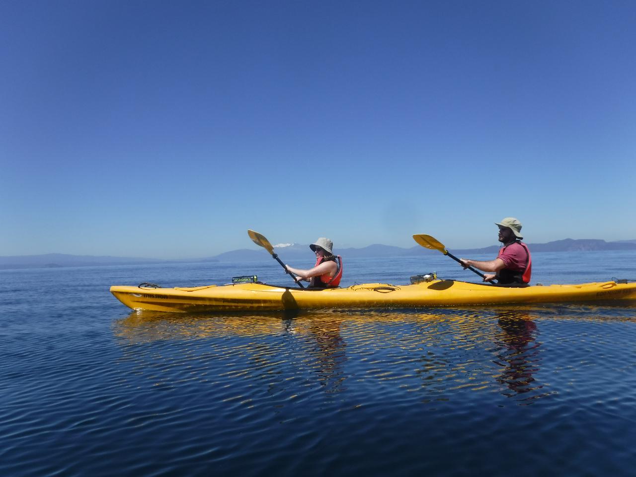 KAYAK - Full Day Maori Carvings and Mason's Rock Kayak Tour - Taupo ...