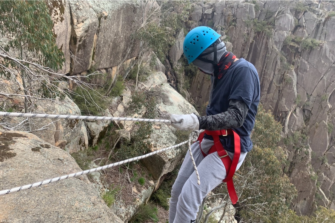 Mt Buffalo Adventure abseiling