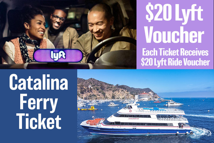 Ferry Ticket & Free $20 Lyft Ride Voucher - Newport Beach to Avalon ...