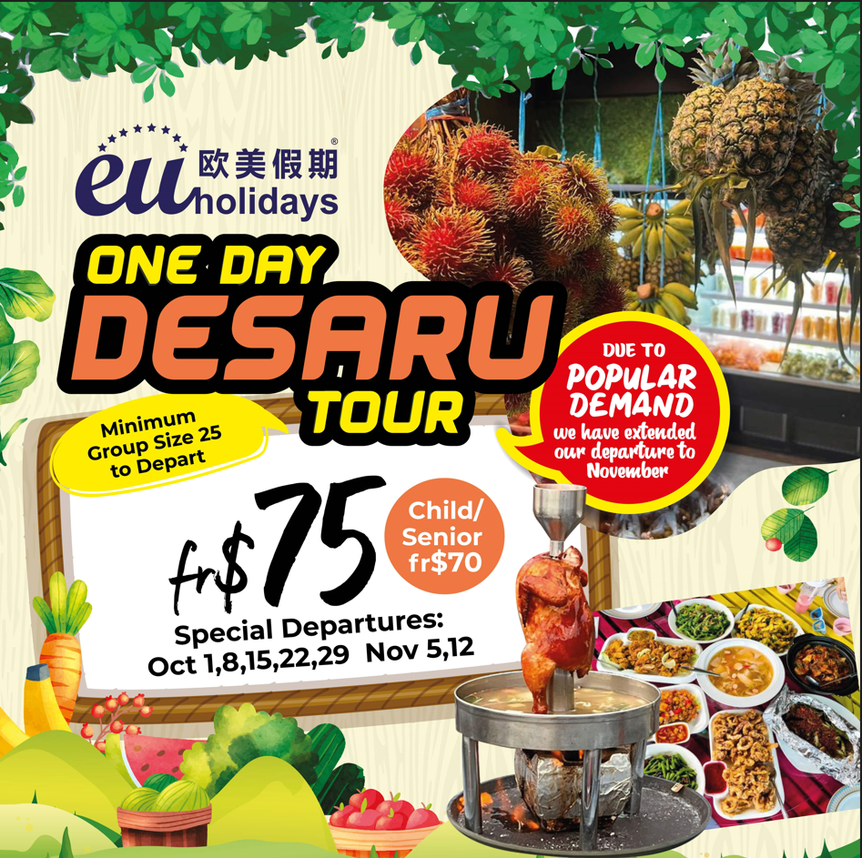 ONE DAY DESARU TOUR BY COACH - EU Holidays Pte Ltd Reservations
