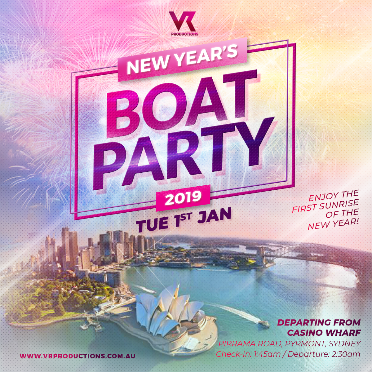 Ultimate New Years Boat Party Sydney