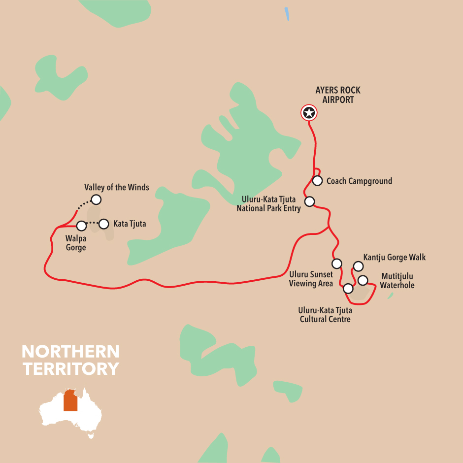 Autopia Tours: Uluru Overnight Escape 2 Day - Basic Swag from Ayers ...