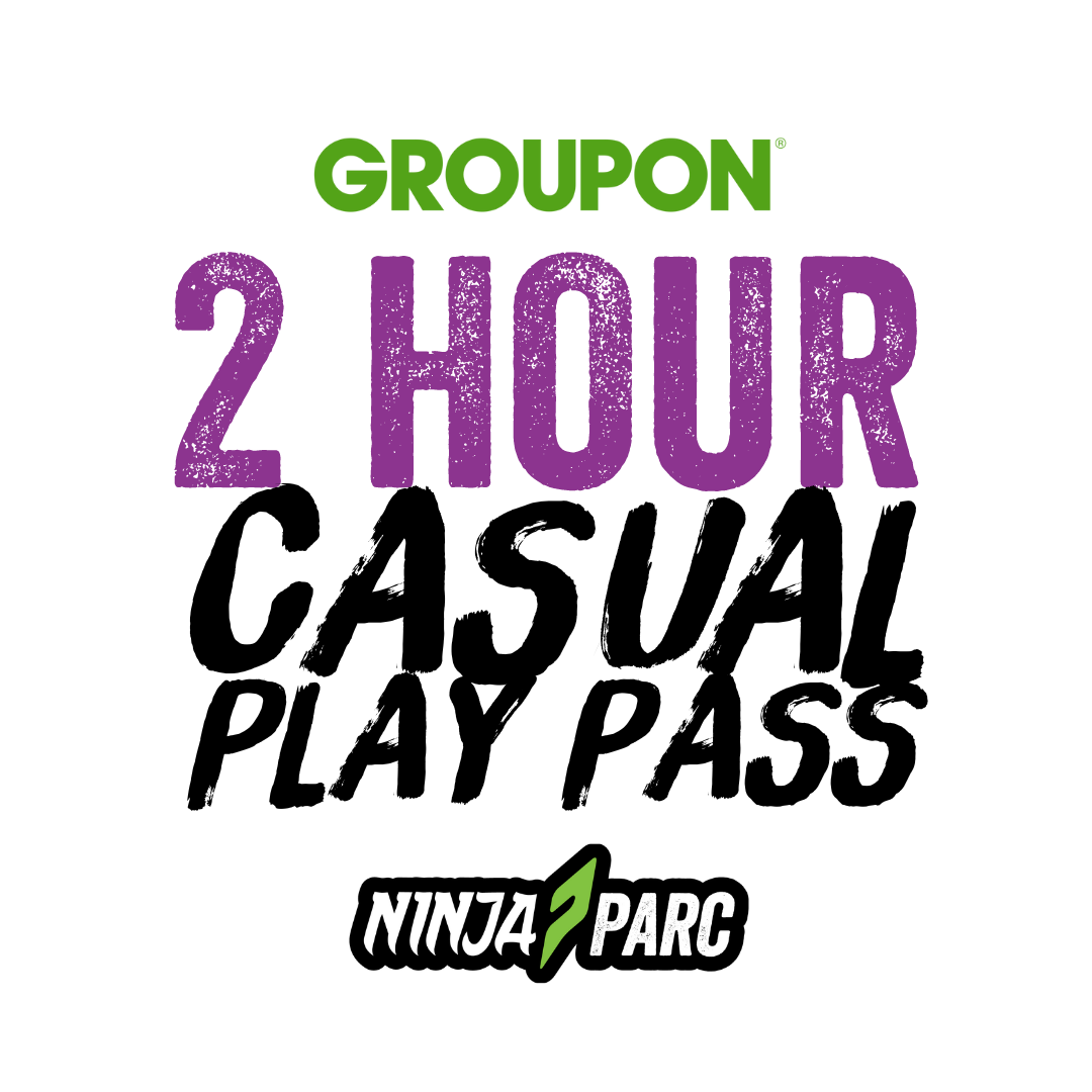 GROUPON 2-hour CASUAL PLAY PASS - Ninja Parc South Granville Reservations