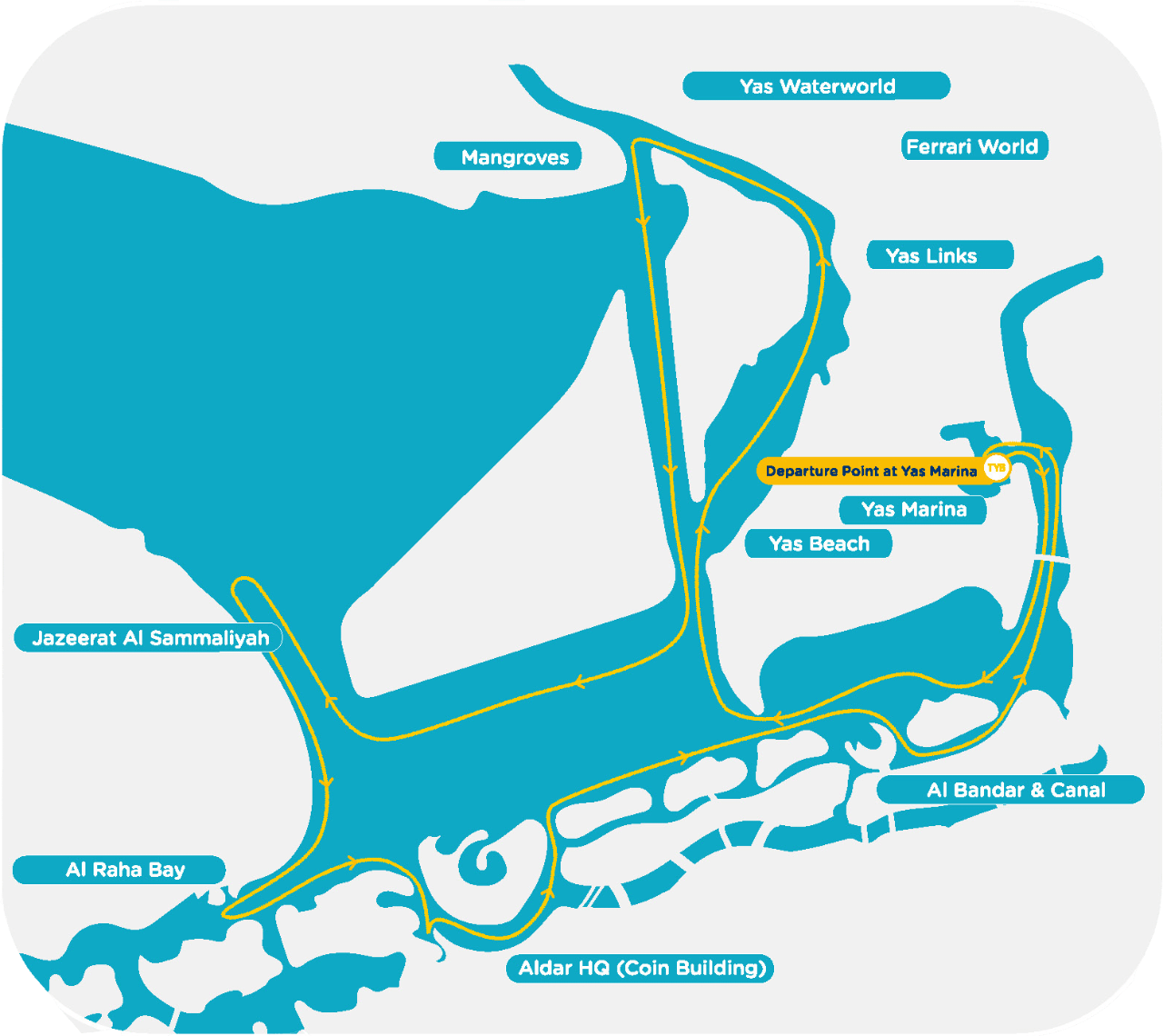 Abu Dhabi - 75-Minute Yas Island Tour - Departing from Yas Bay