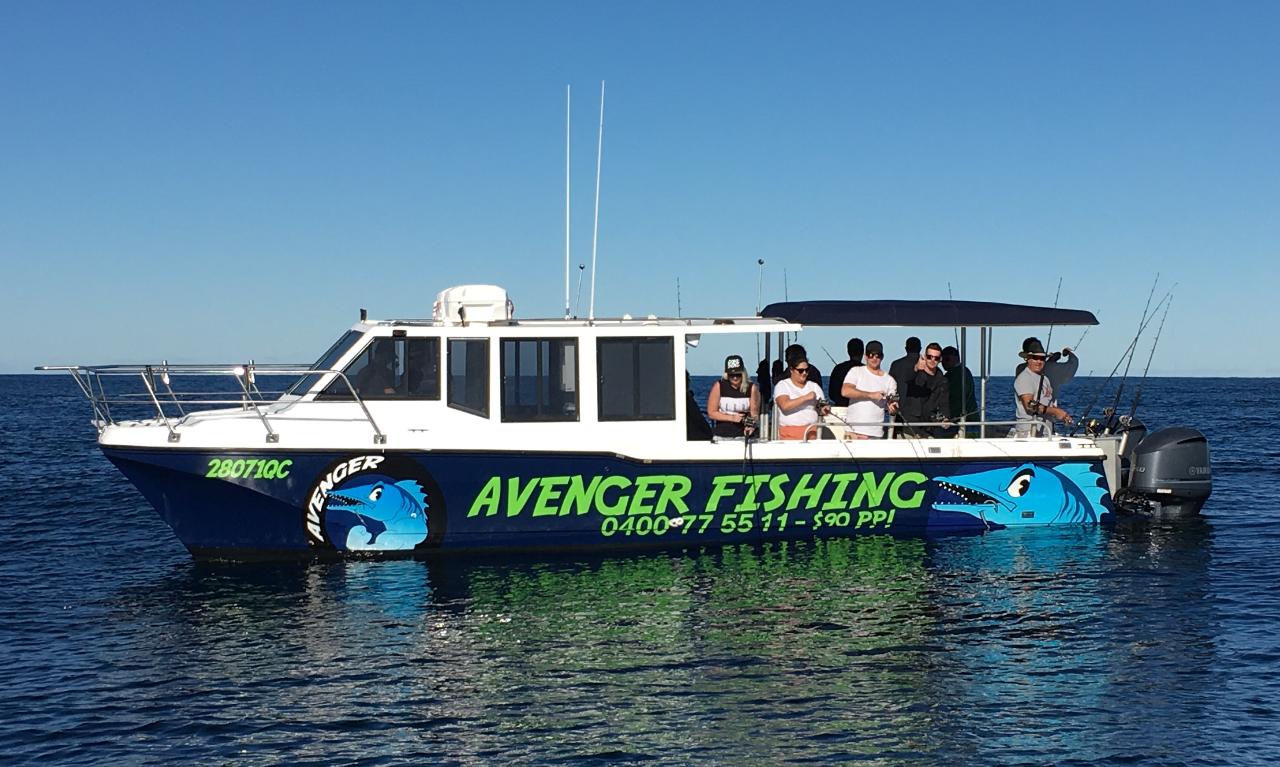 Half Day Charter 5 Hours Avenger Gold Coast Fishing Charters 