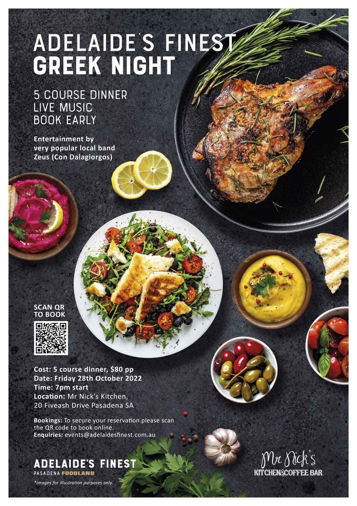 AFS GREEK NIGHT - Pasadena Foodland Reservations