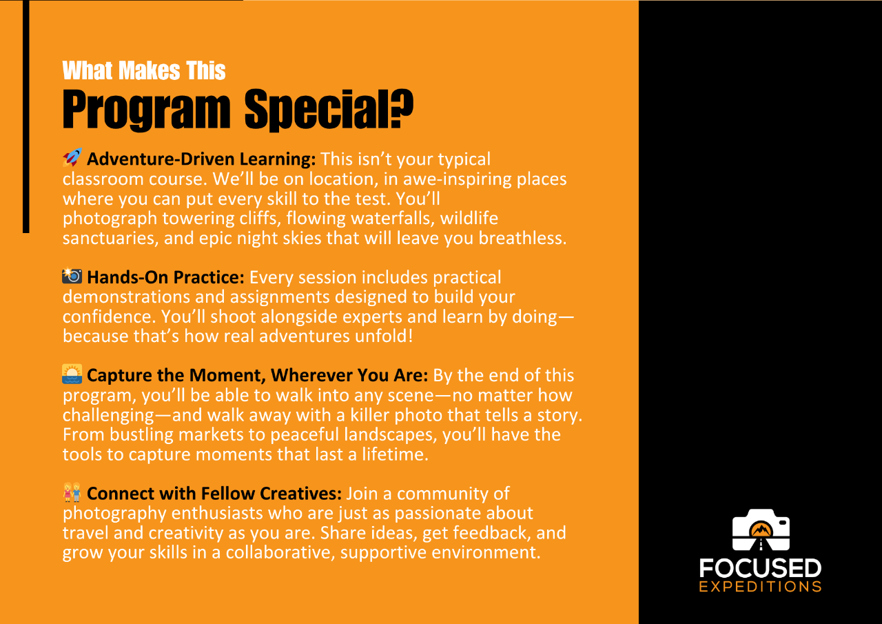 The Photography Adventure Roadmap: Explore, Connect, Capture - Focused ...
