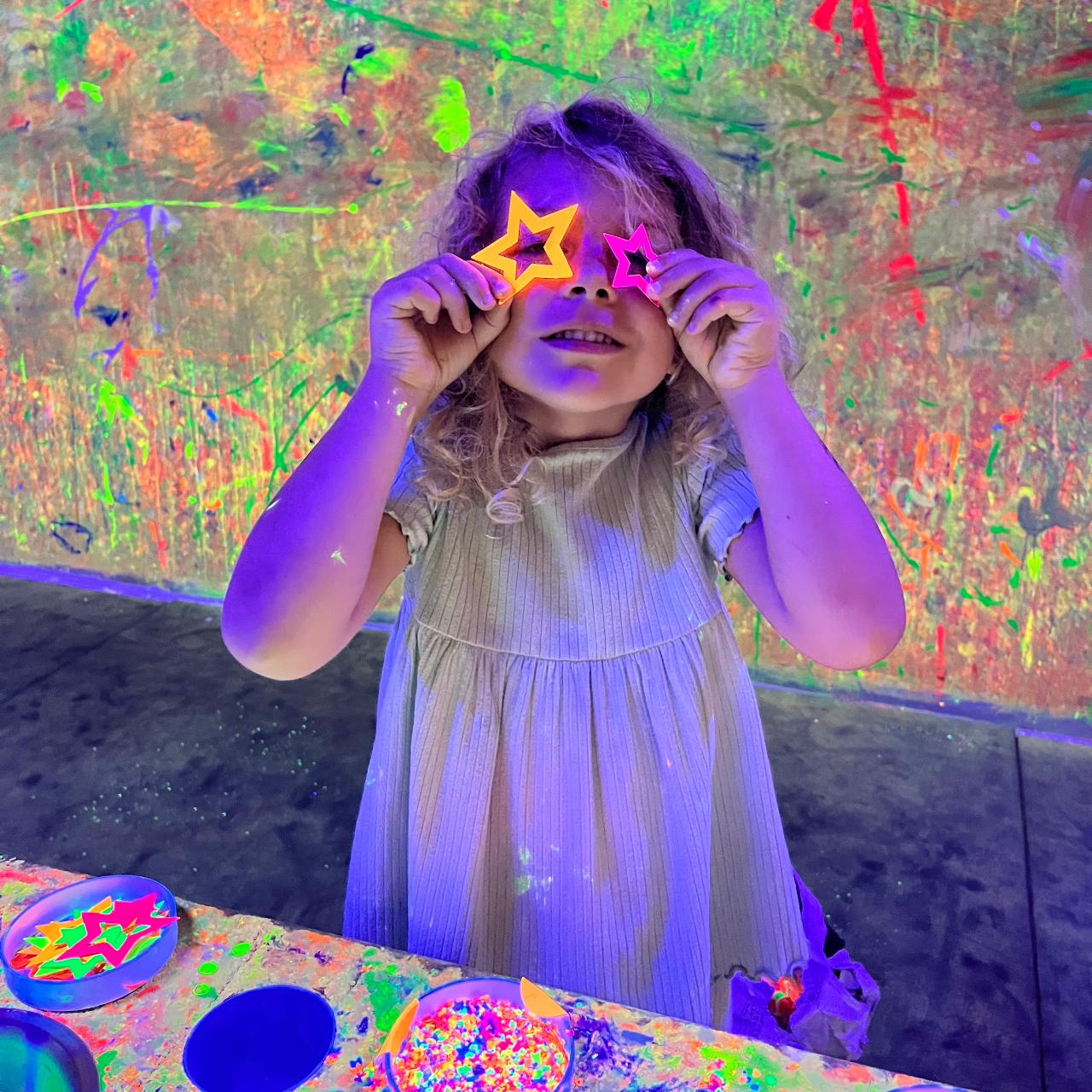 The Glow Studio - Open Paint Room (All Ages) - Messy Glow Co Reservations