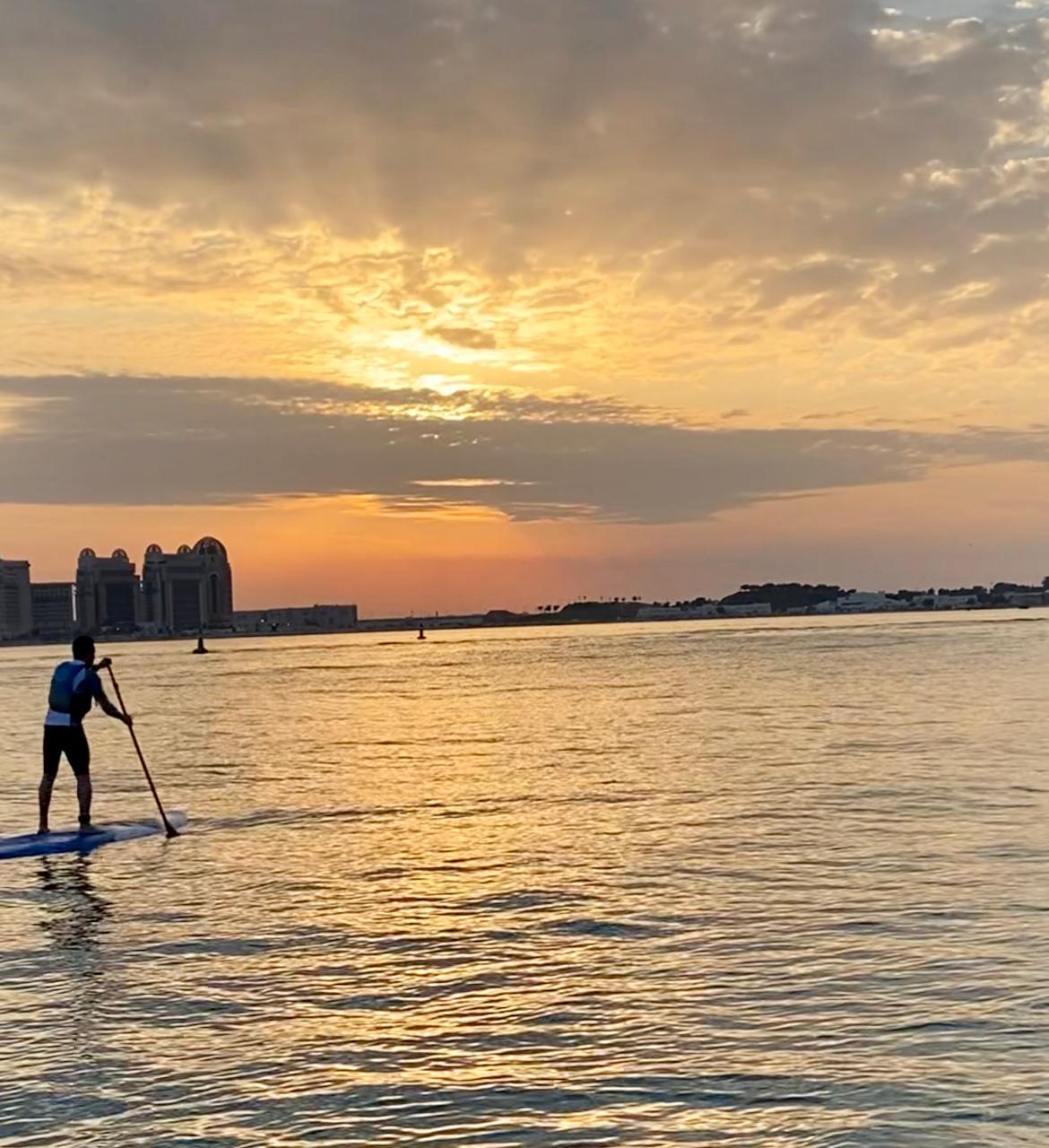Sunset SUP & Kayak The Pearl-Qatar - BLUE PEARL WATERSPORTS TOURISM ...