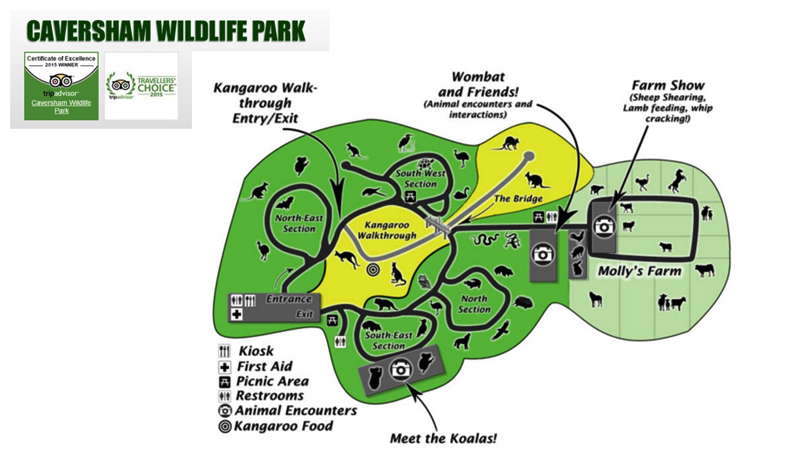 Caversham Wildlife Park Shuttle Bus - Explore Tours Perth Reservations
