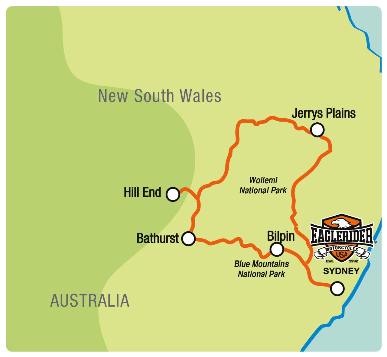 Hill End Overnighter - Self Drive Motorcycle Tour (SYD) - EagleRider ...