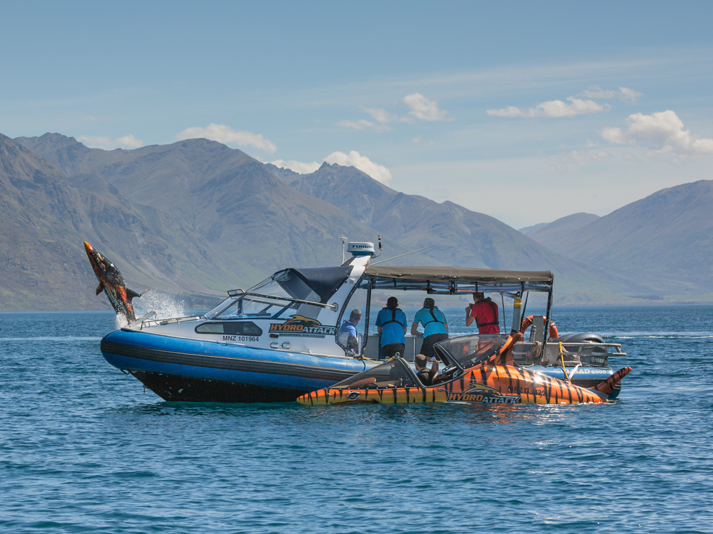 Hydro Attack Queenstown - Boat Trip & Shark Ride