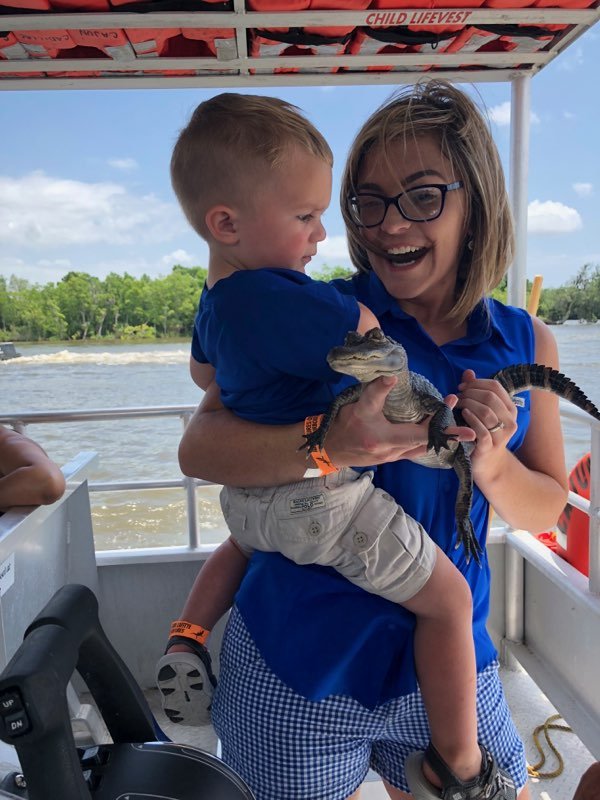 New Orleans Covered Pontoon Boat Swamp Tour - Gators and Ghosts ...