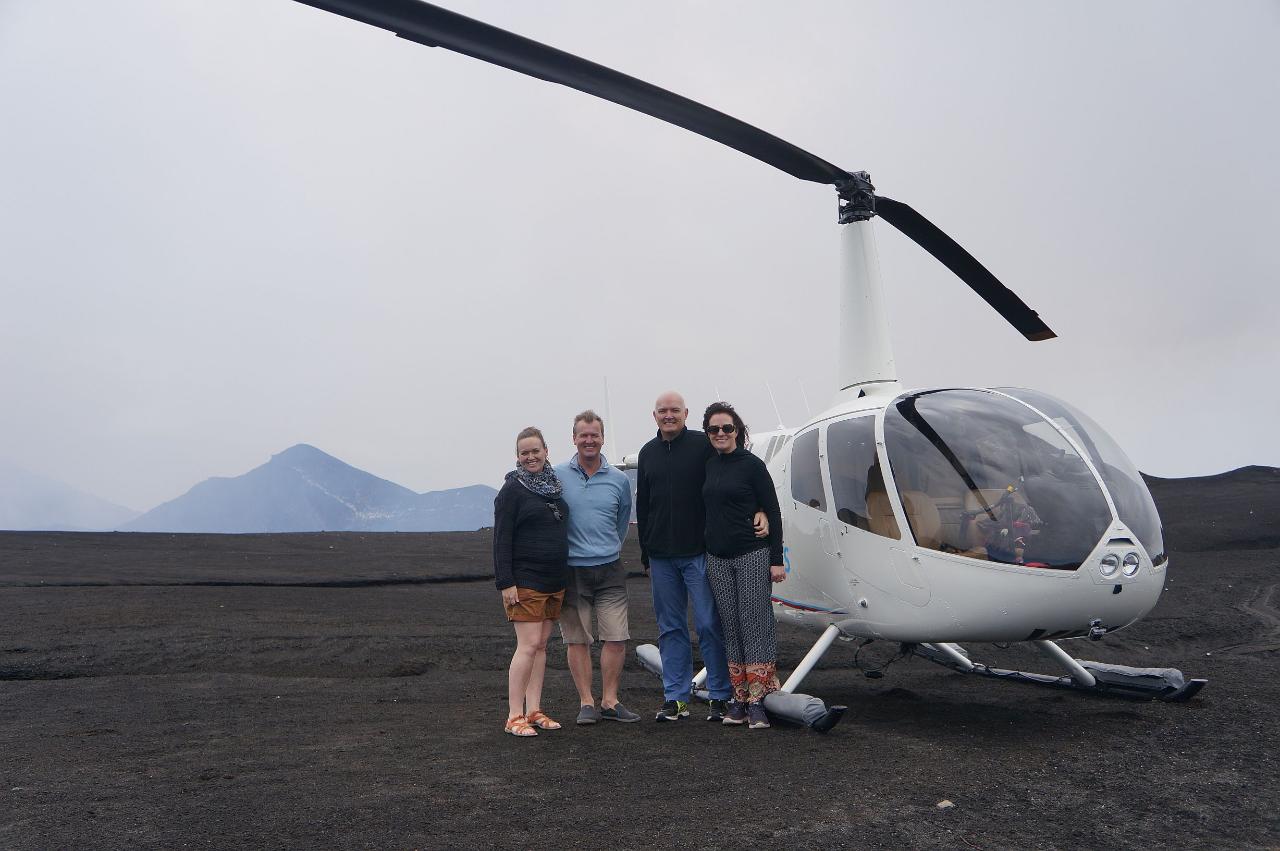 Heli Active Volcano Adventure - Vanuatu Helicopters Reservations