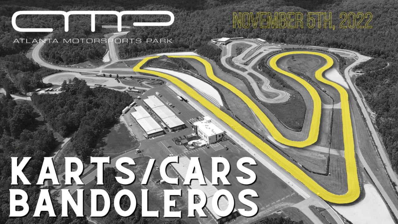 AMP Bandolero Entry Fee & Bando/Kart Practice Fee 11/4 - 11/5 - Atlanta ...