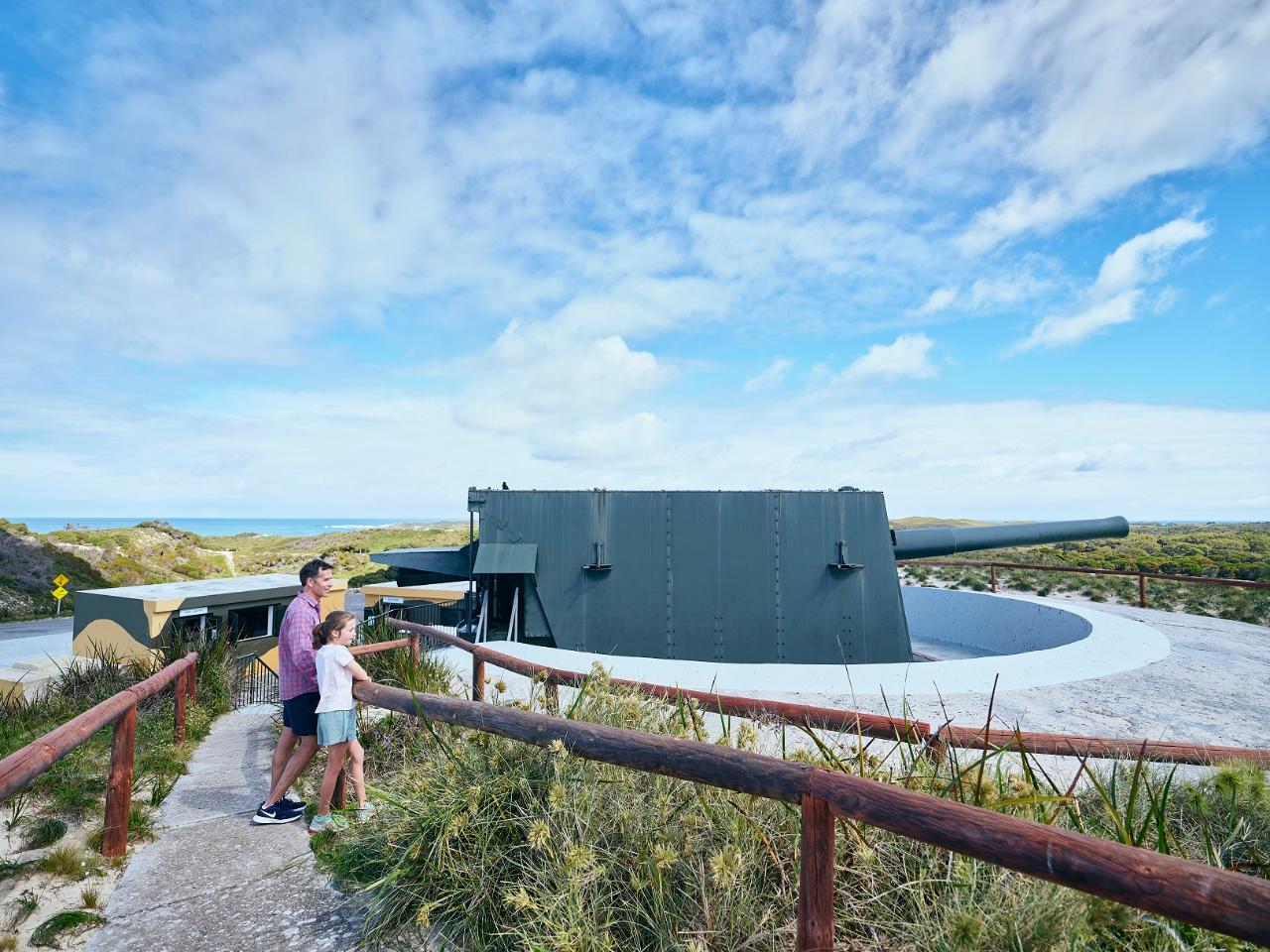 Oliver Hill Gun and Tunnels (T1) - Rottnest Island Authority Reservations