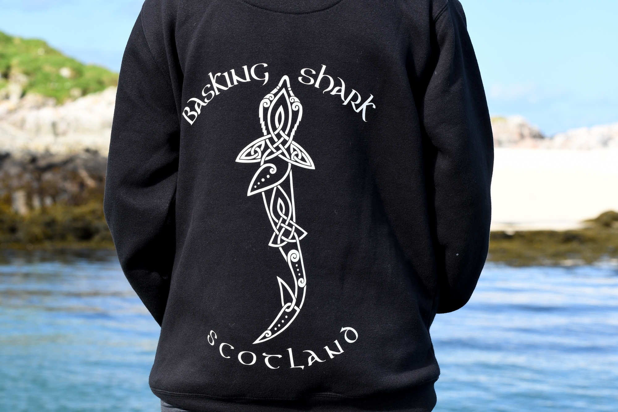 Celtic Design Basking Shark Hoody - Basking Shark Scotland Reservations