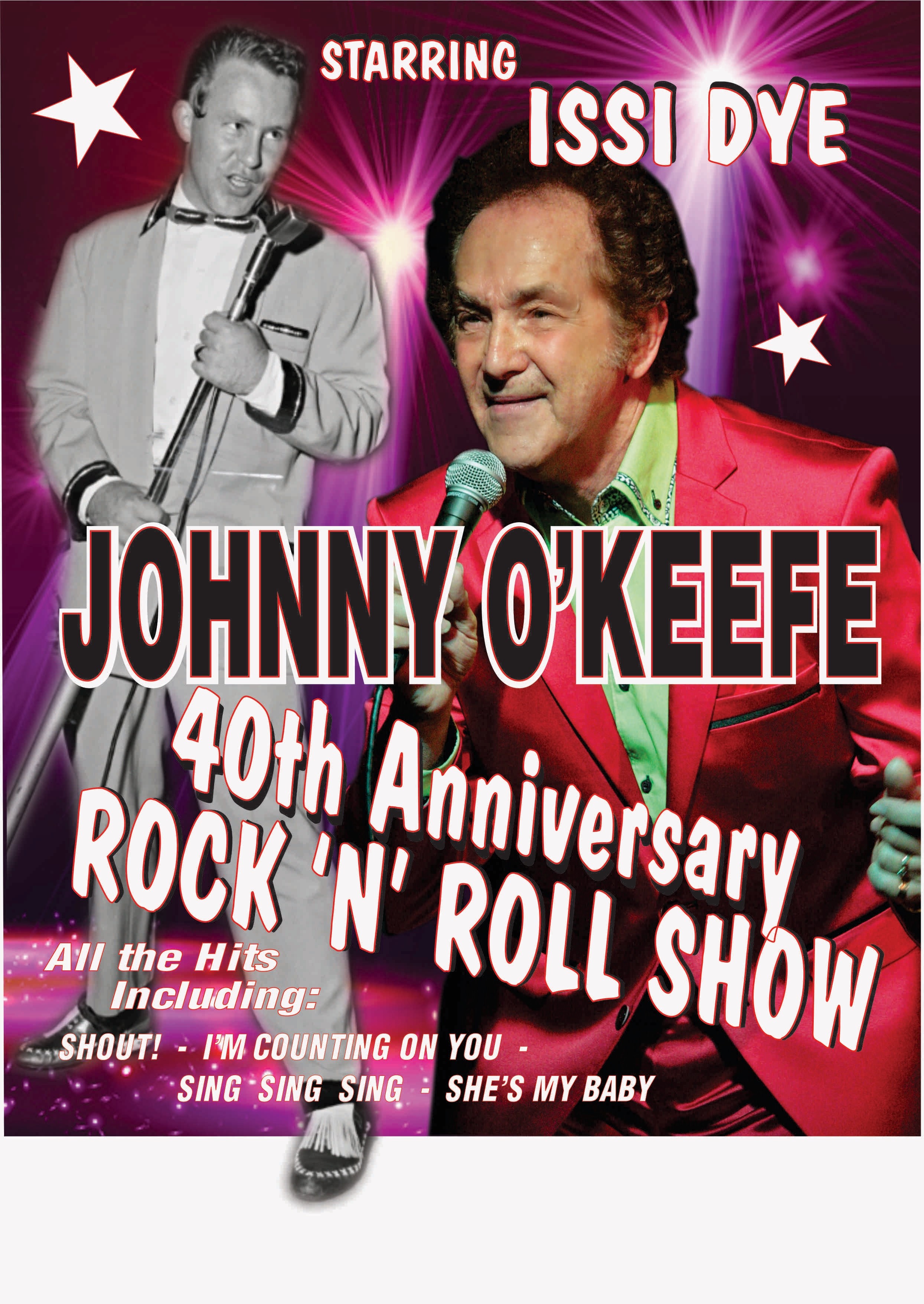 Issi Dye - Johnny O'Keefe Tribute Show - Australian Reservations