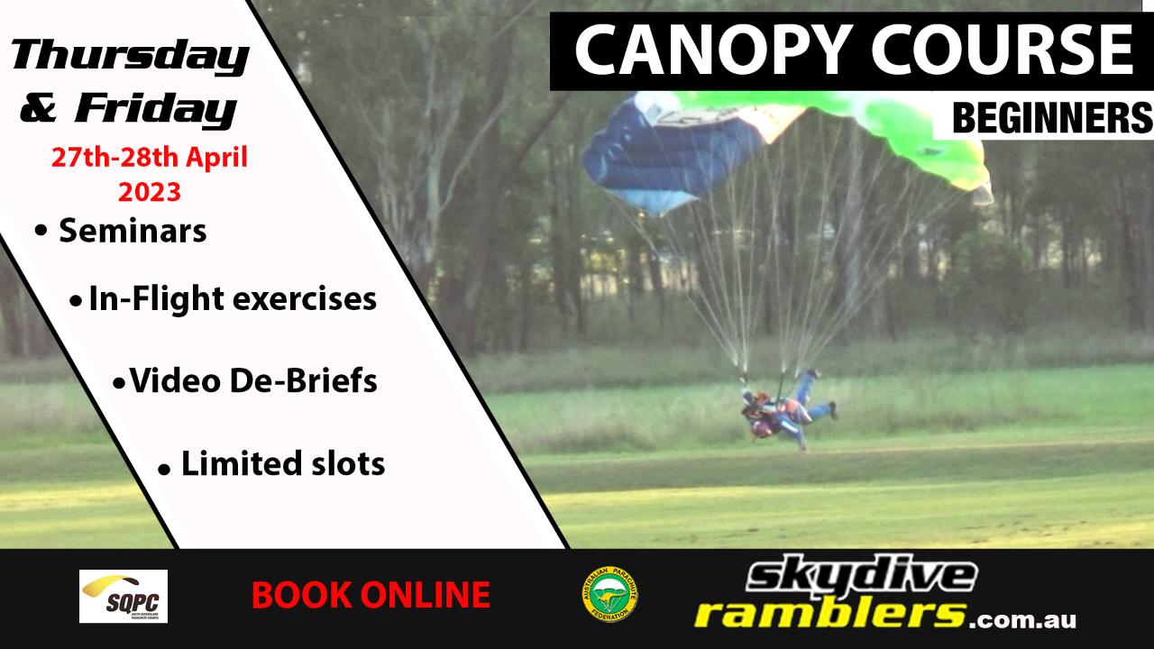 Canopy Course - Beginners - Skydive Ramblers Reservations