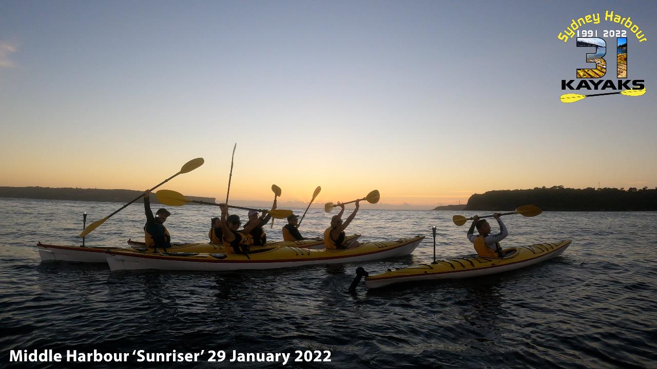 sunrise kayaking tour