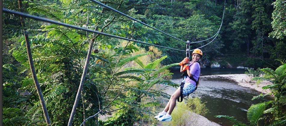 Zip Lining at Caves Branch Outpost (No Lunch - Half Day Tour) 3 - 6pax ...