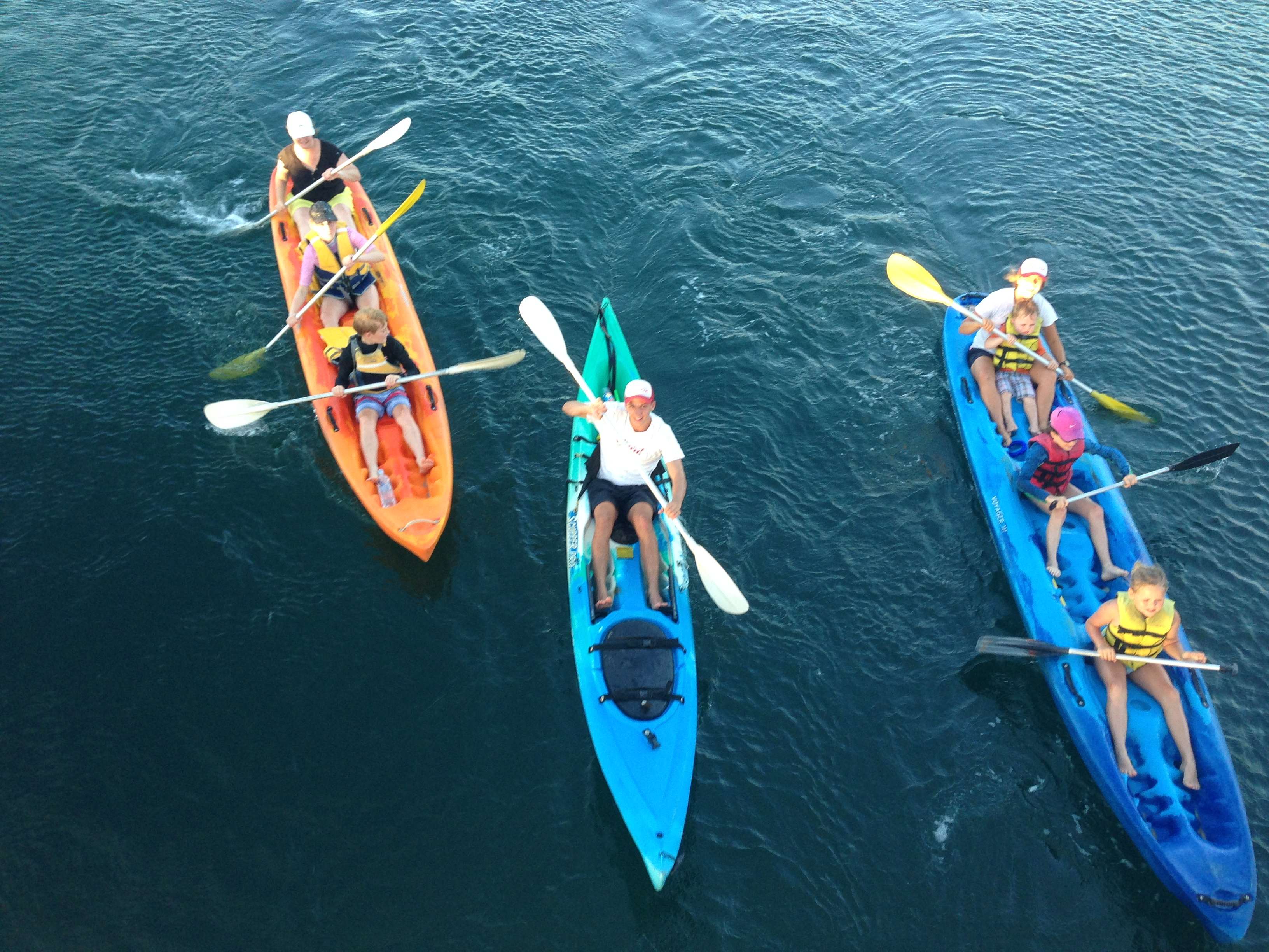 KAYAK HIRE (Triple) - Watersports Guru Reservations