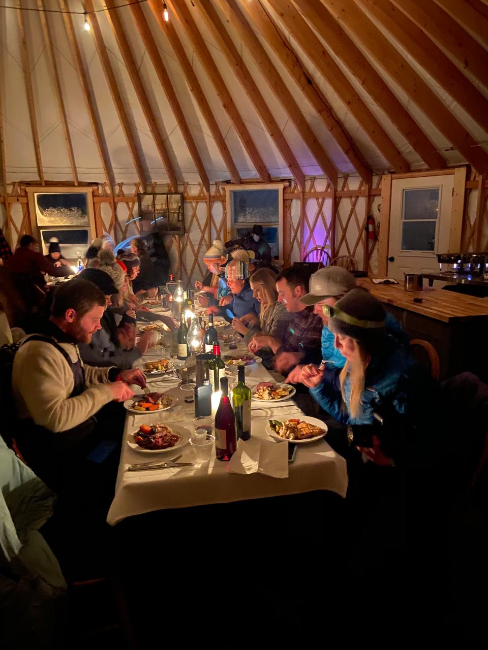 Montana Dinner Yurt - Winter - Montana Dinner Yurt Reservations