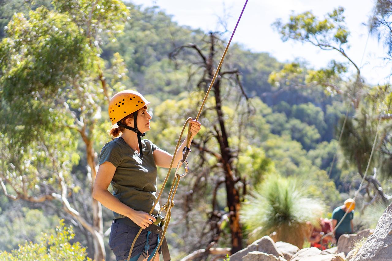 Rock Climb & Abseil at Morialta Gift Card - Earth Adventure