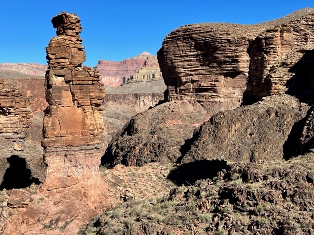 2024 | April | Hermit Loop: Bright Angel Trail to Hermit Trail - Grand ...