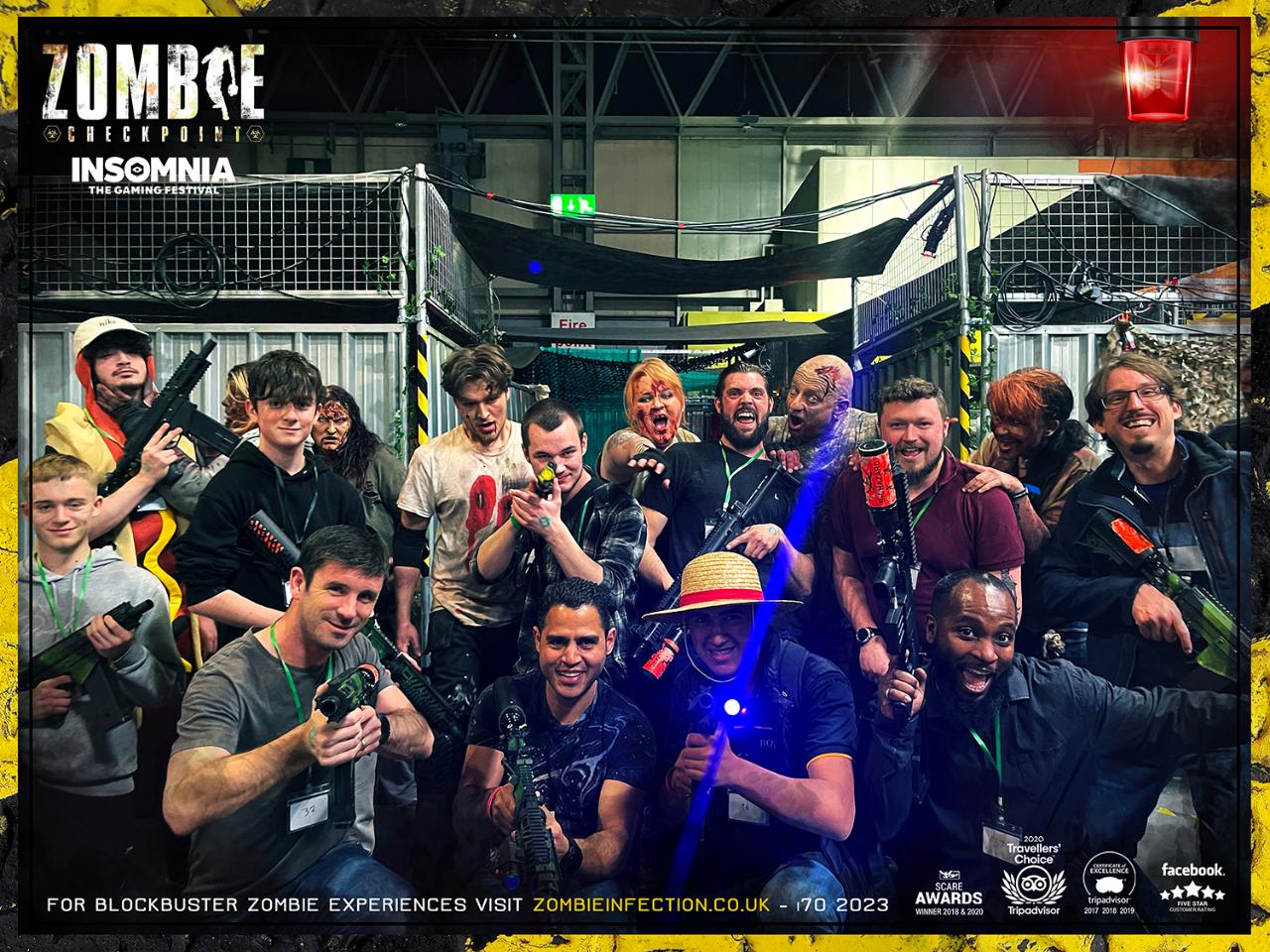 HorrorCON 'Zombie Checkpoint' Immersive Experience - Zombie Infection ...