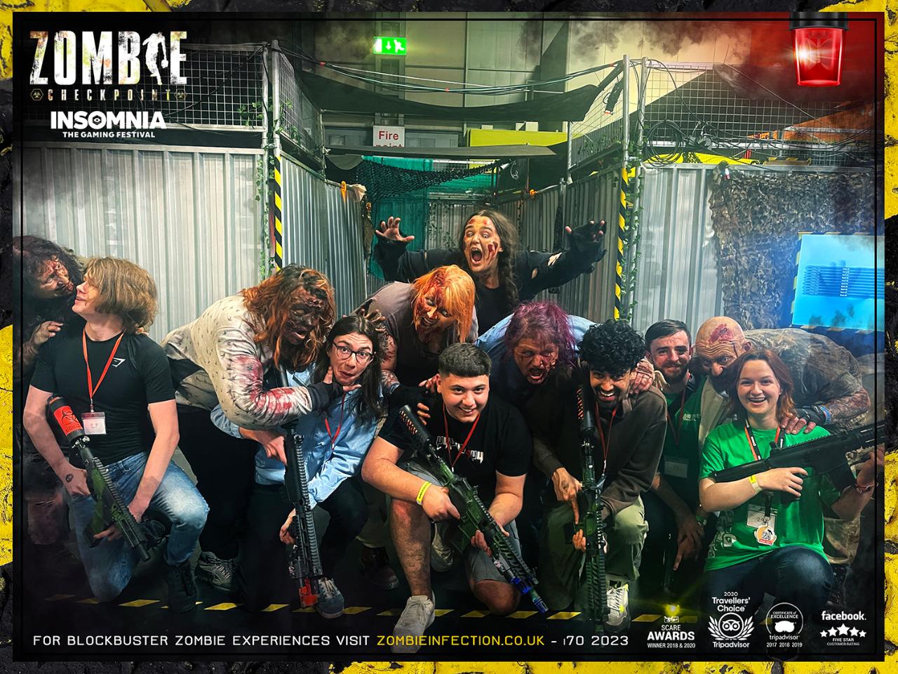 HorrorCON 'Zombie Checkpoint' Immersive Experience - Zombie Infection ...