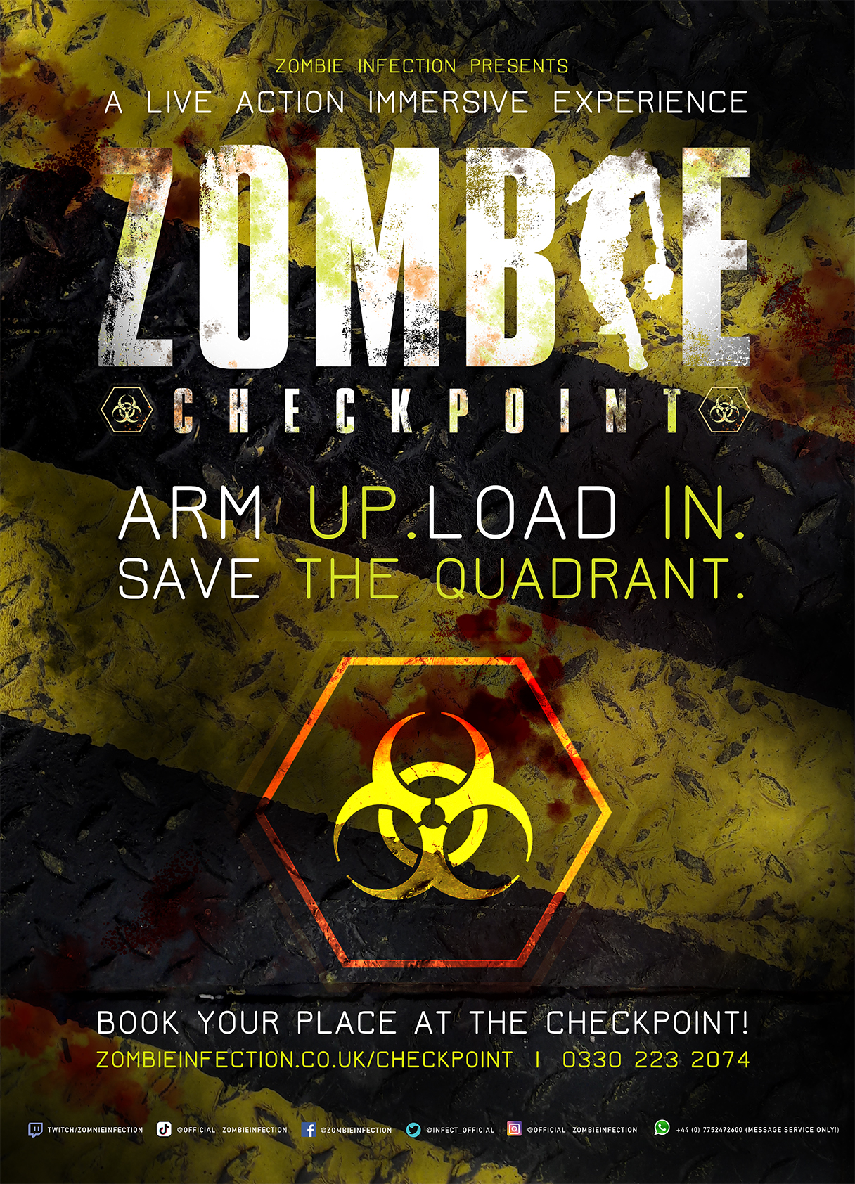 HorrorCON 'Zombie Checkpoint' Immersive Experience - Zombie Infection ...