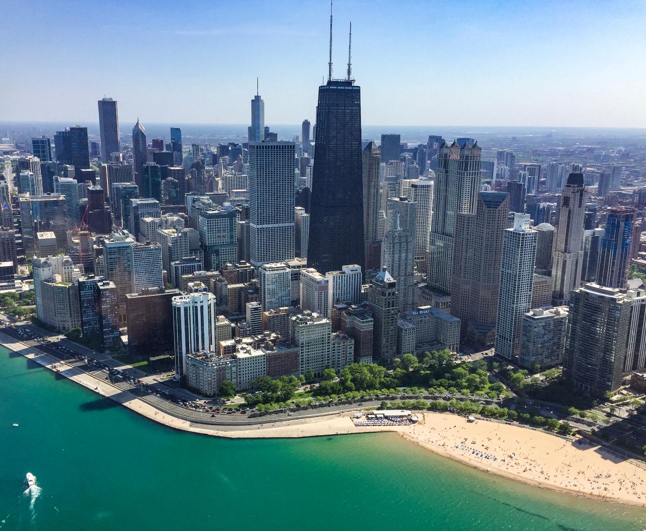 360 Chicago Observatory & Chicago Helicopter Experience Skyline Tour ...