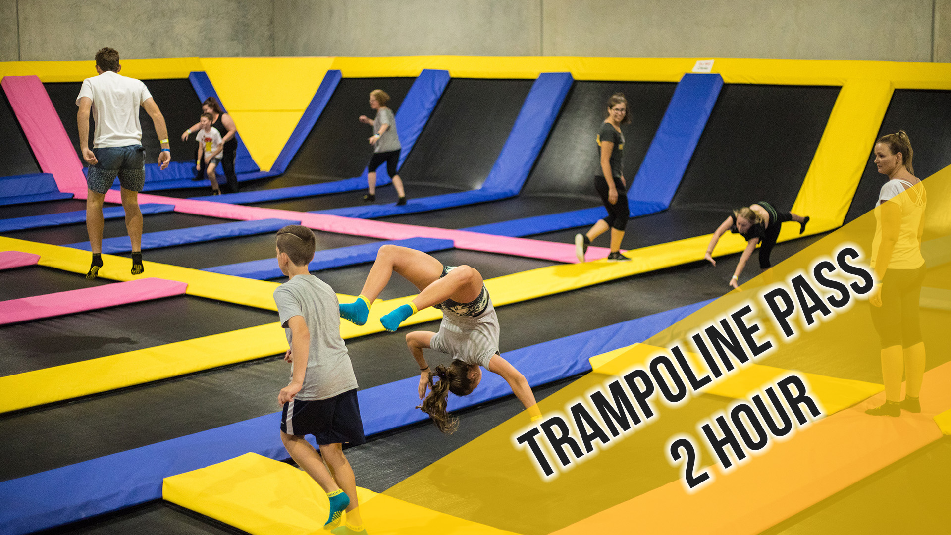 Trampoline Pass - 2 Hour - Revolution sports park - North Lakes ...