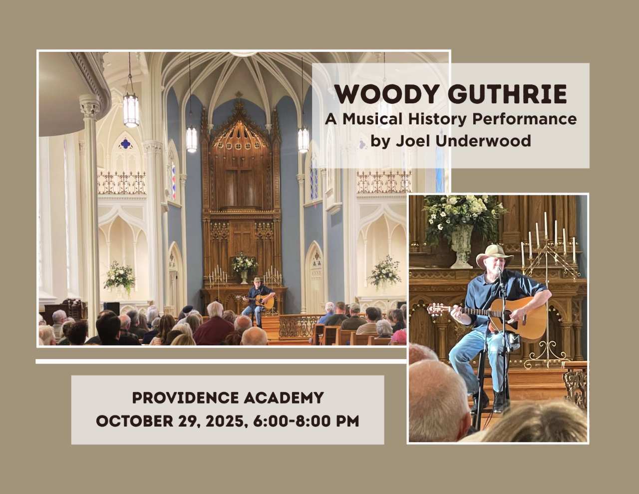 Woody Guthrie: A Musical History Performance by Joel Underwood - The ...