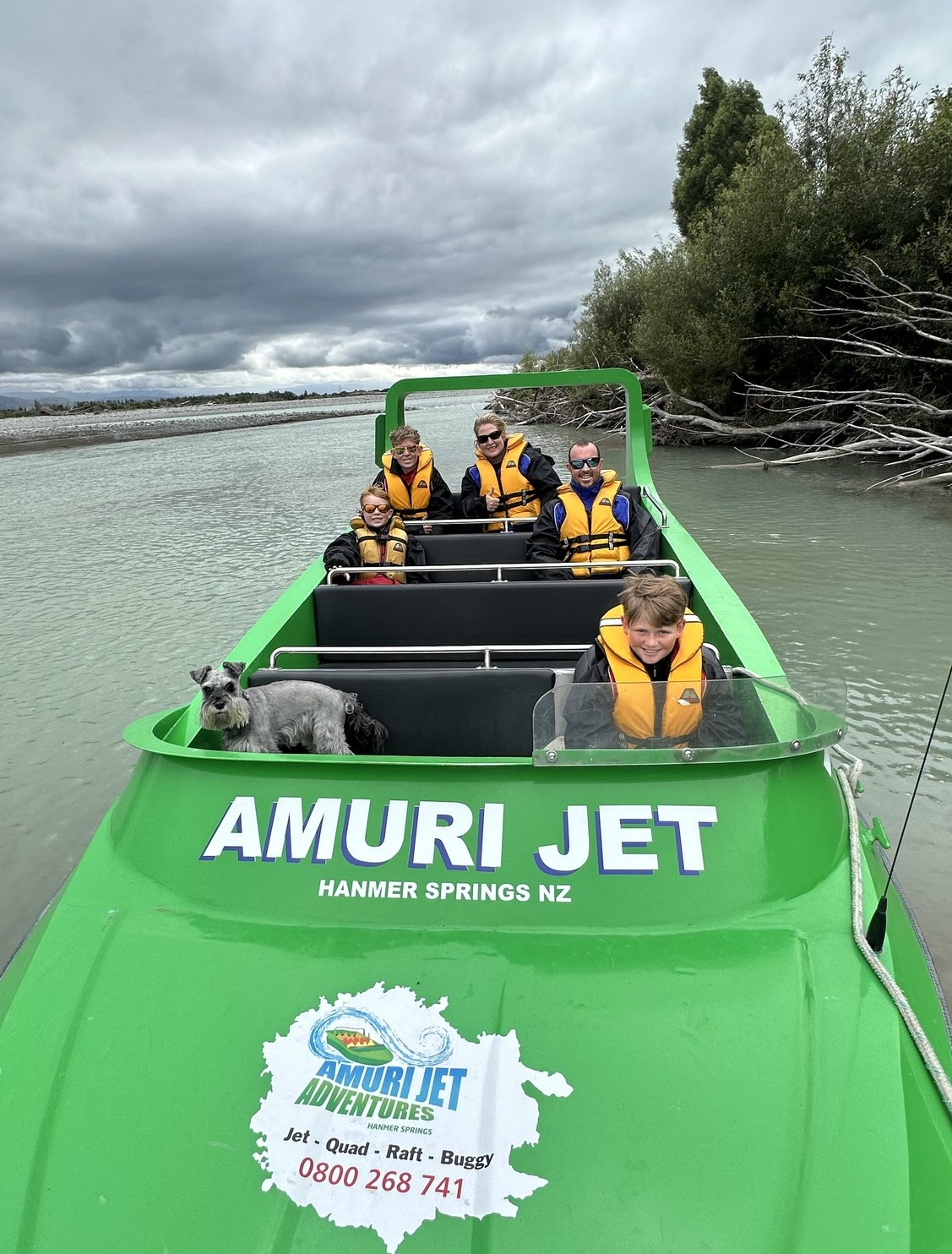 Jet Boating - Wilderness Safari - Amuri Jet - Hanmer Springs Reservations